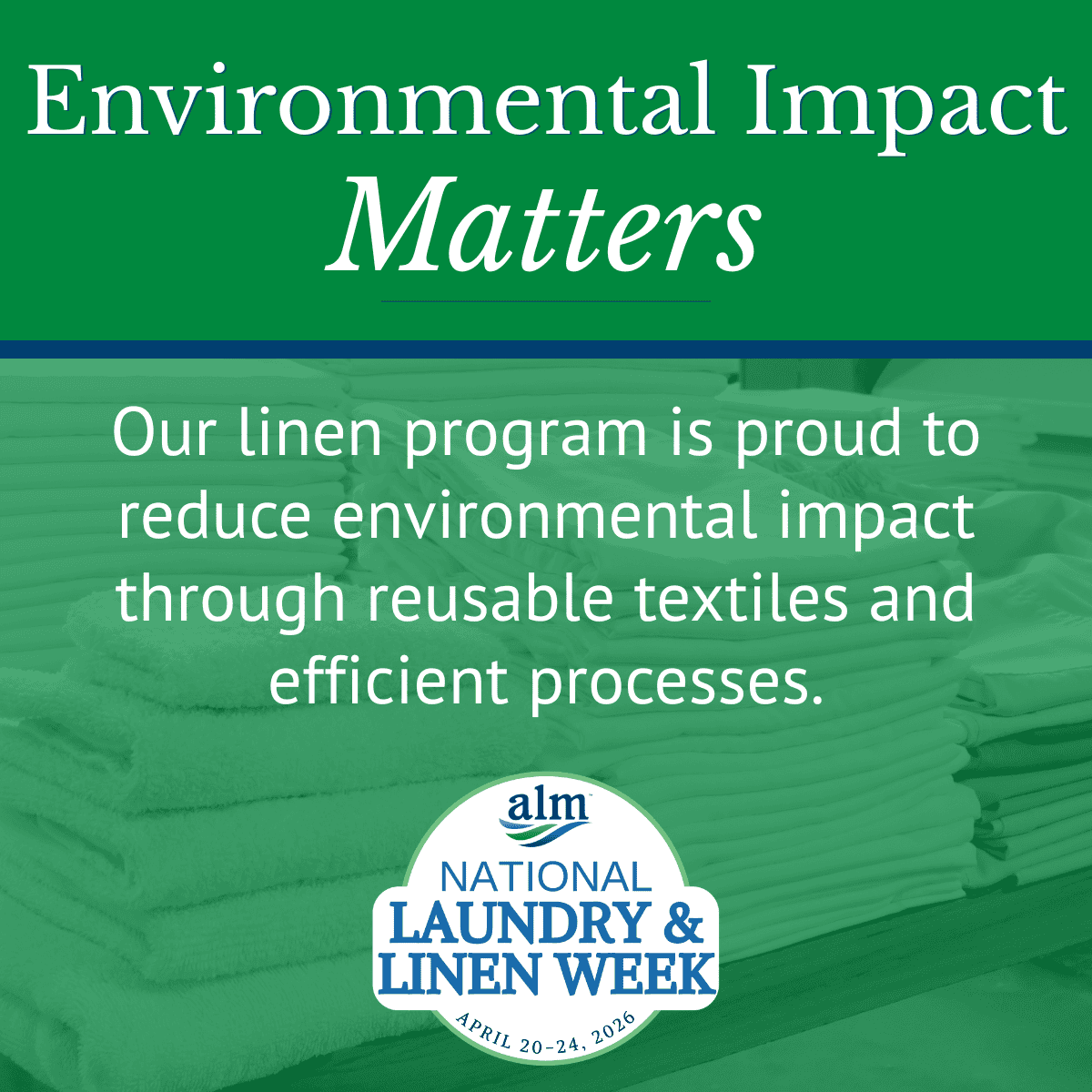 Laundry & Linen Week! - ALM